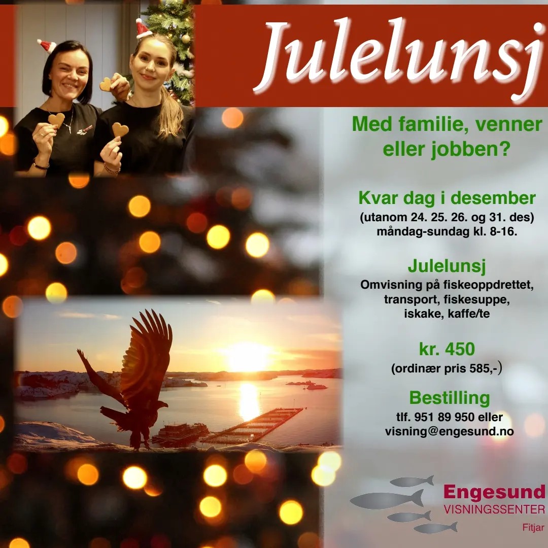 Julelunsj På Engesund Visningssenter | Engesund Fiskeoppdrett